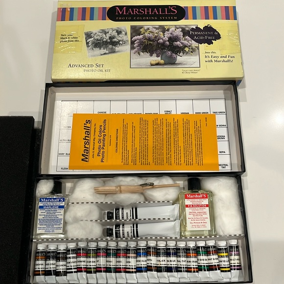 Marshalls | Art | Marshalls Photo Coloring System Oil Kit New | Poshmark